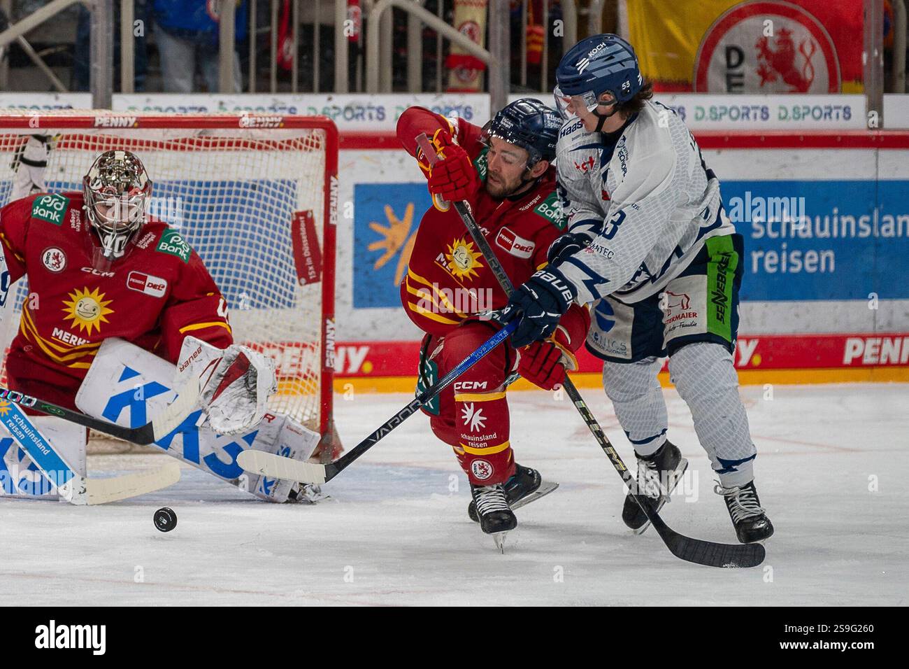 26.01.2025, Eishockey: Penny DEL, Saison 2024/2025, 40. Spieltag ...