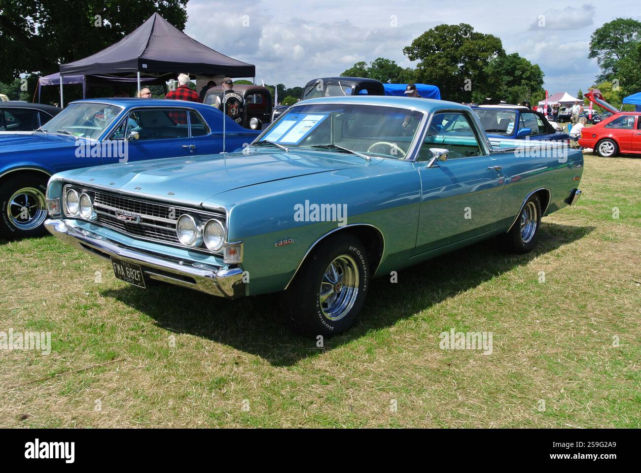 A 1968 Ford Ranchero GT parked on display at the 49th Historic Vehicle ...