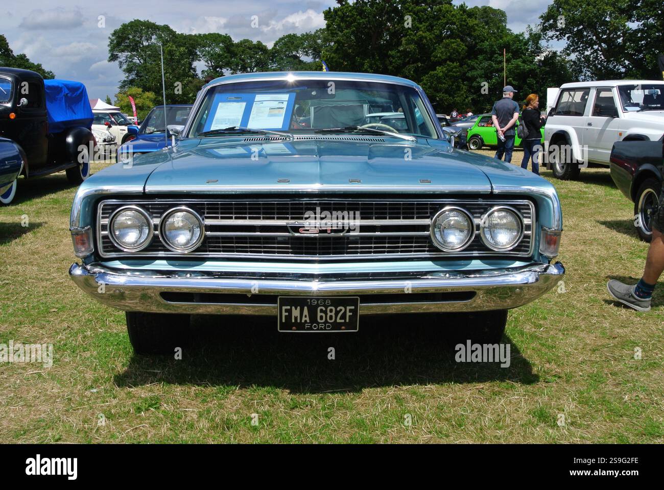 A 1968 Ford Ranchero GT parked on display at the 49th Historic Vehicle ...