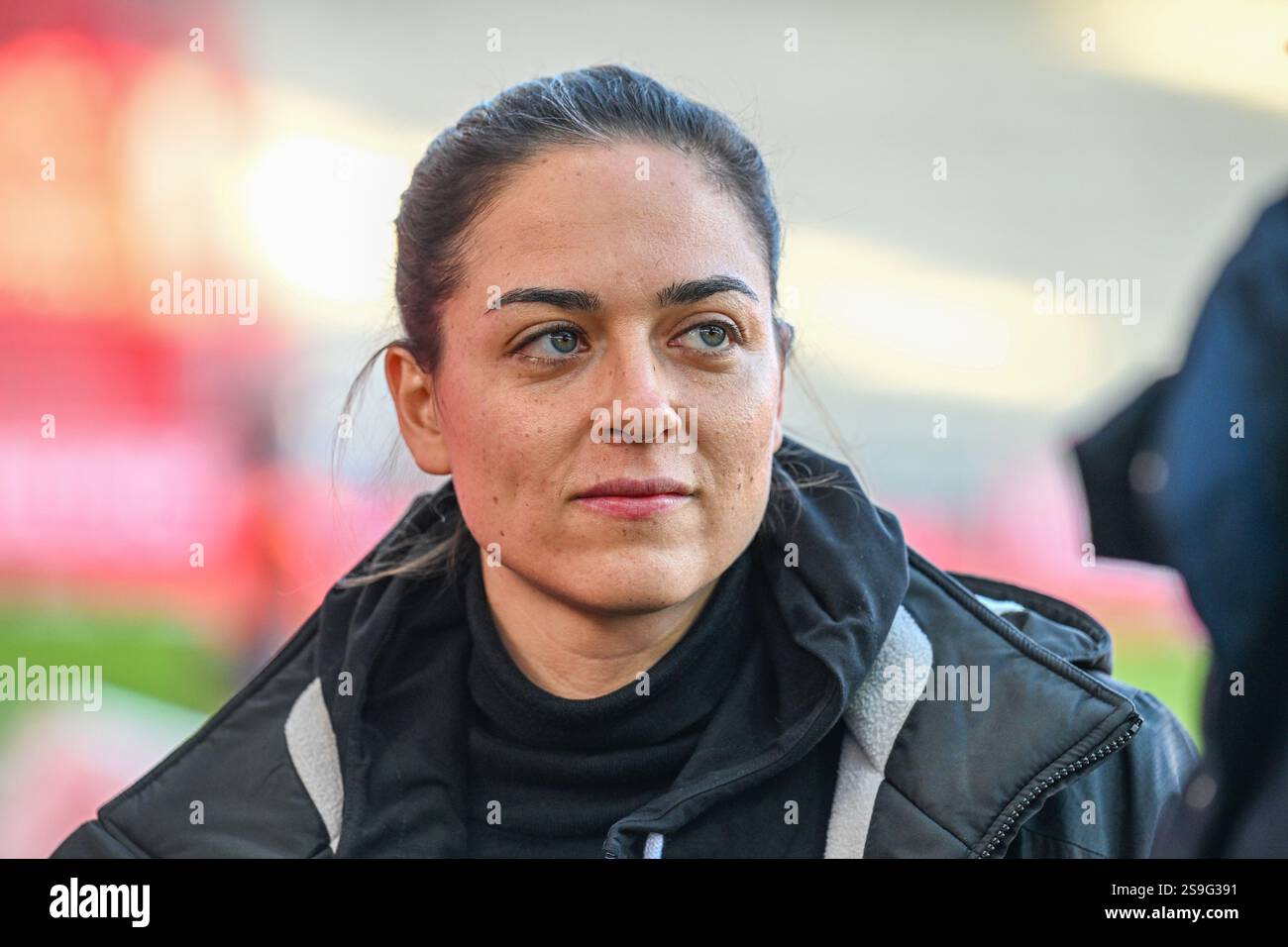 26 January 2025, Bavaria, Ingolstadt: Soccer: 3rd division, FC ...