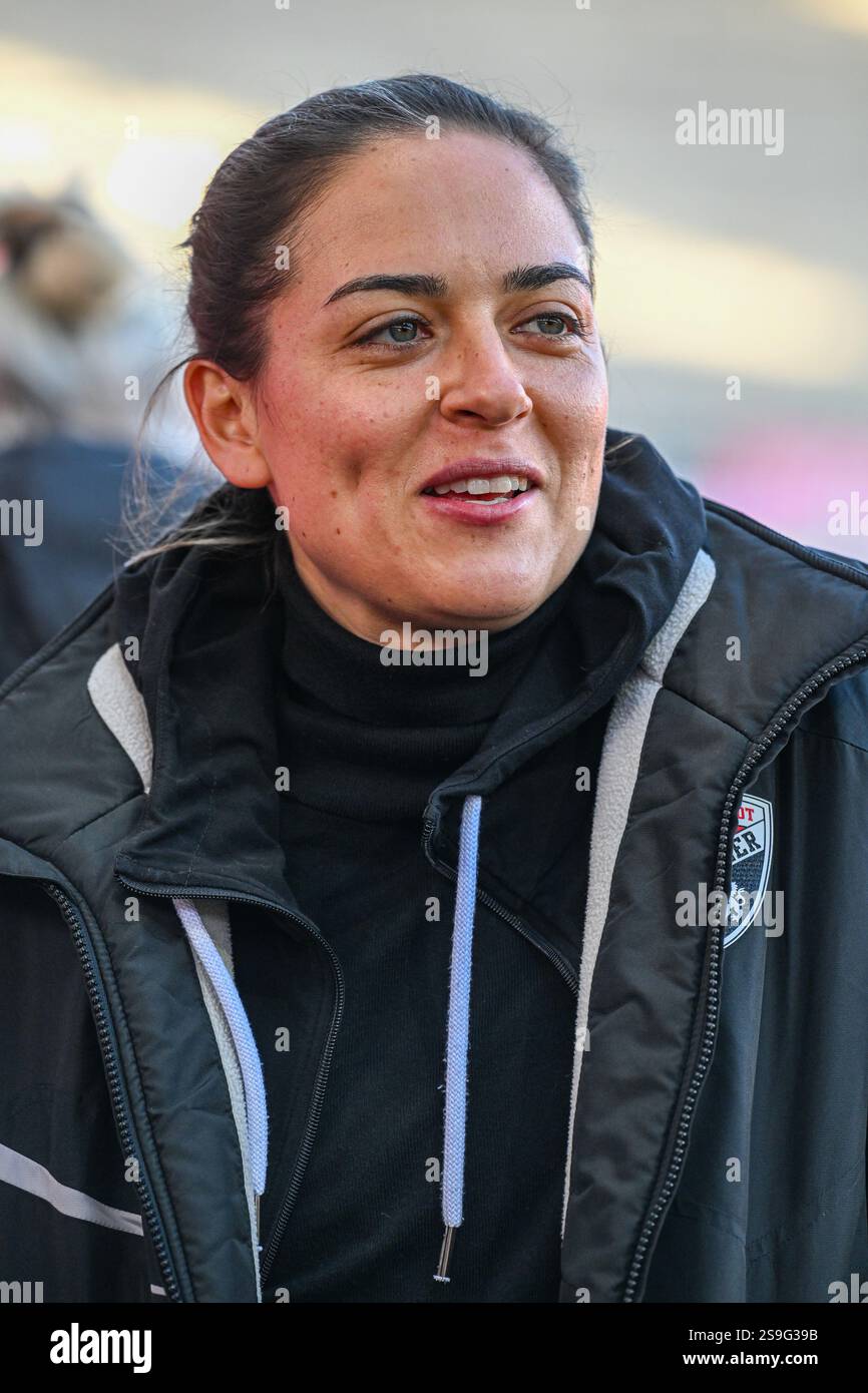 26 January 2025, Bavaria, Ingolstadt: Soccer: 3rd division, FC ...