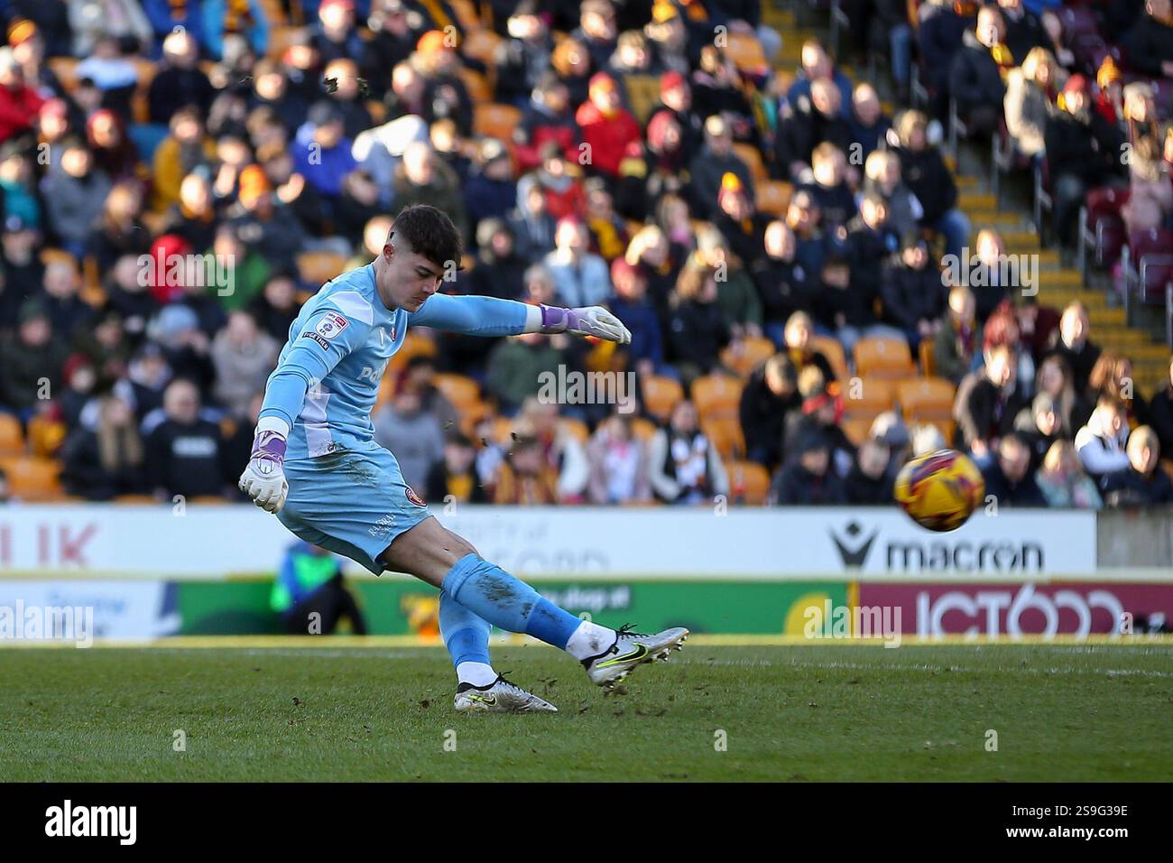 The University of Bradford Stadium, Bradford, England - 25th January ...