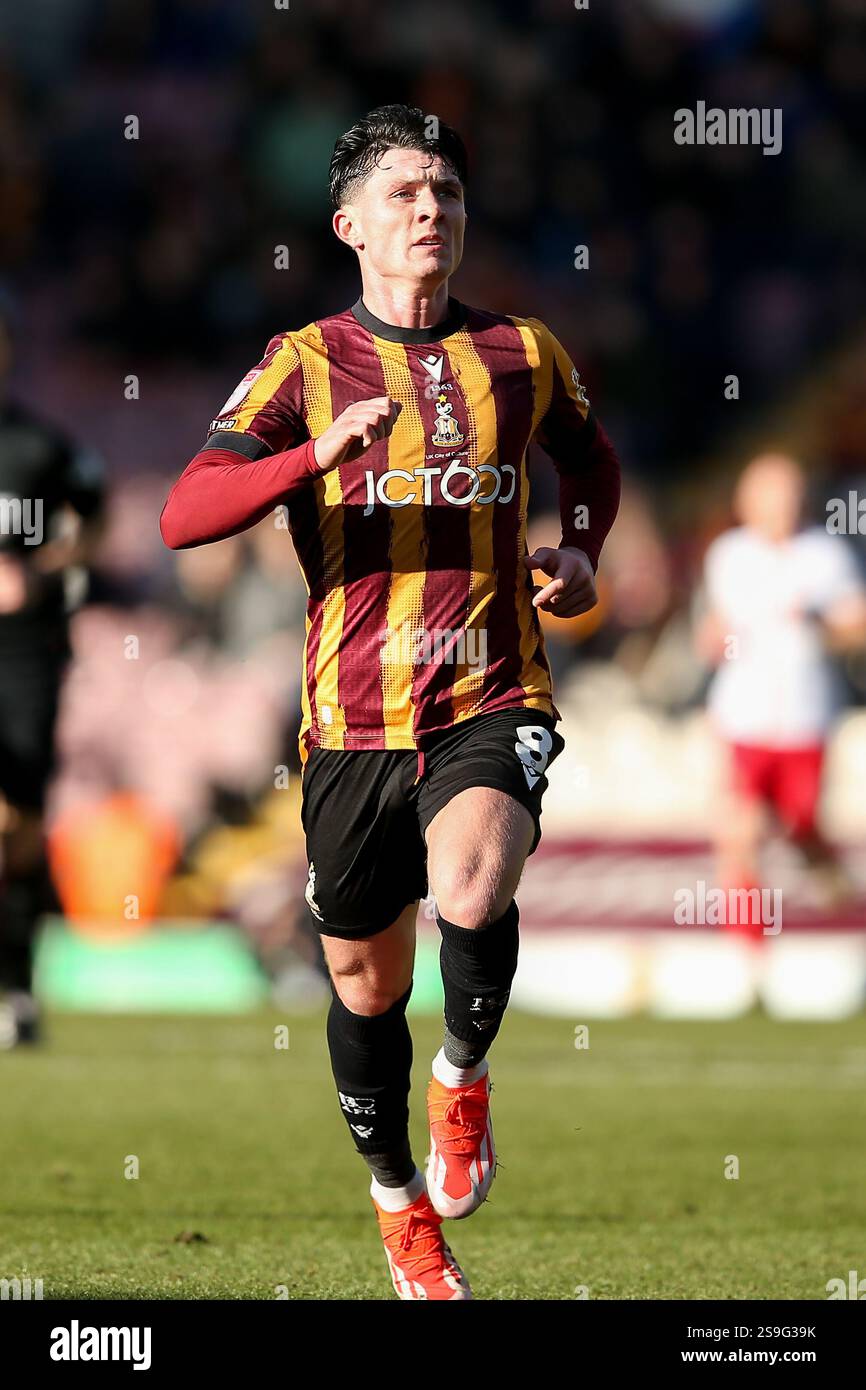 The University of Bradford Stadium, Bradford, England - 25th January ...