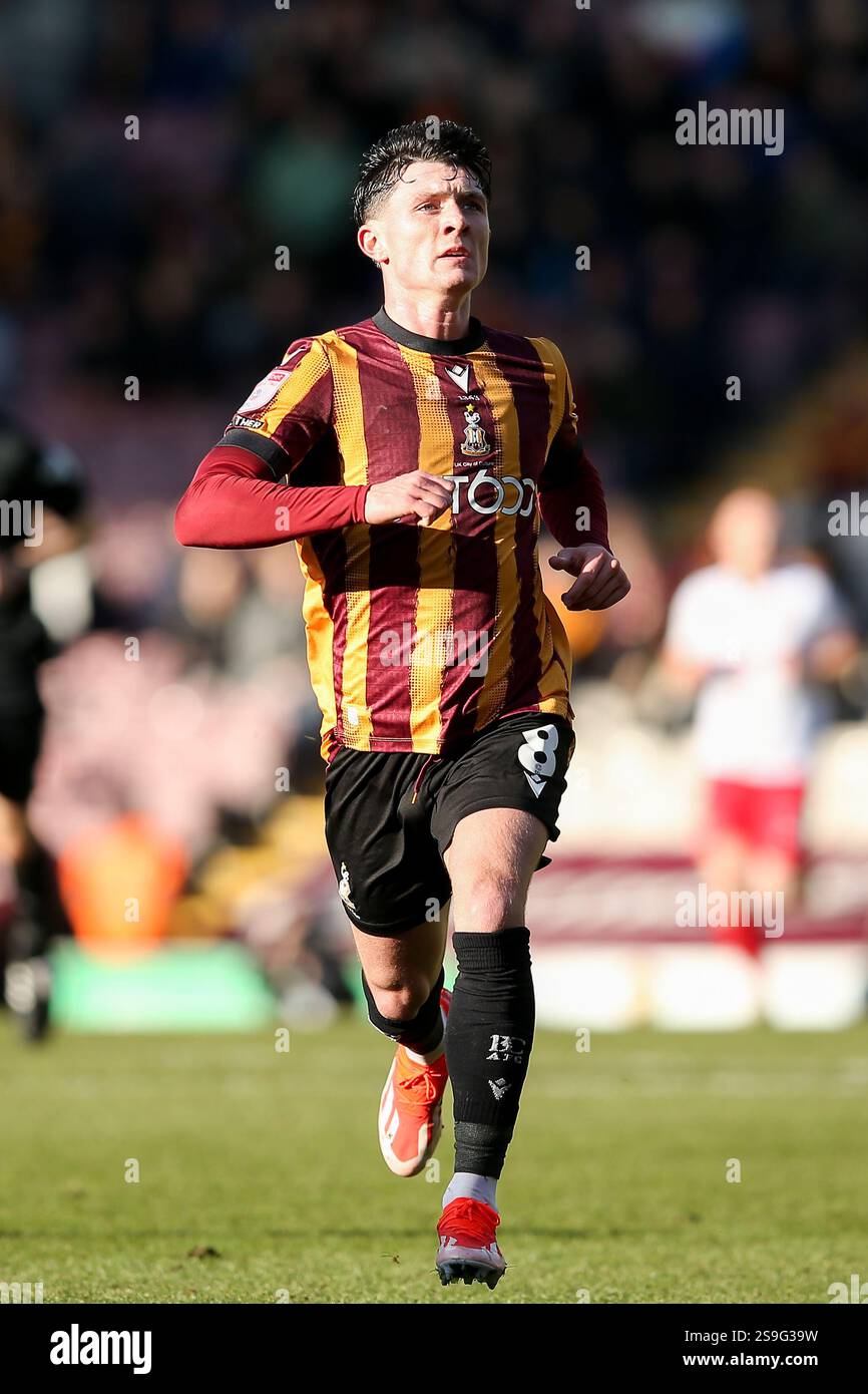 The University of Bradford Stadium, Bradford, England - 25th January ...