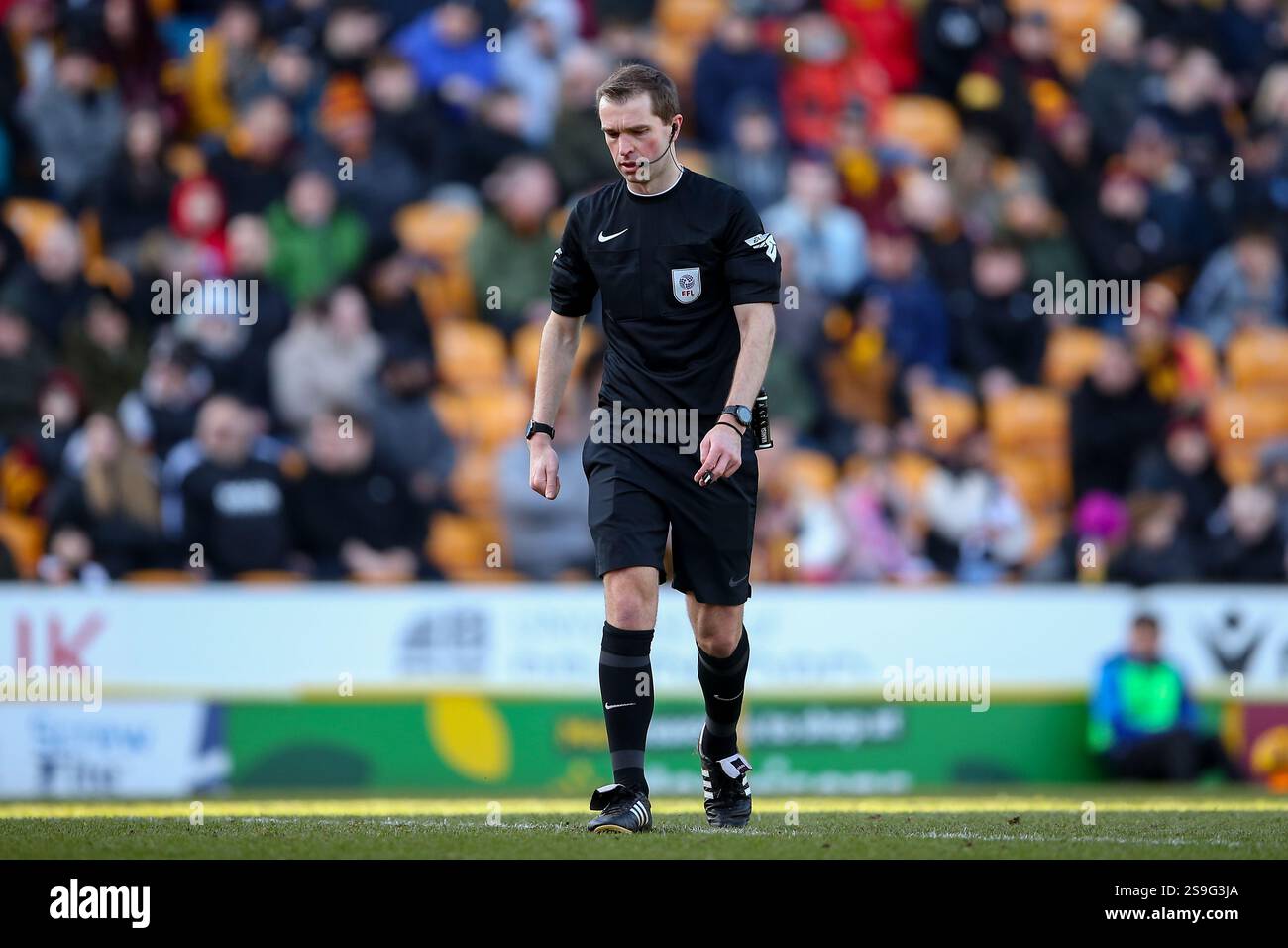 The University of Bradford Stadium, Bradford, England - 25th January ...