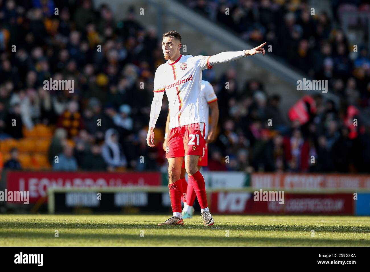 The University of Bradford Stadium, Bradford, England - 25th January ...