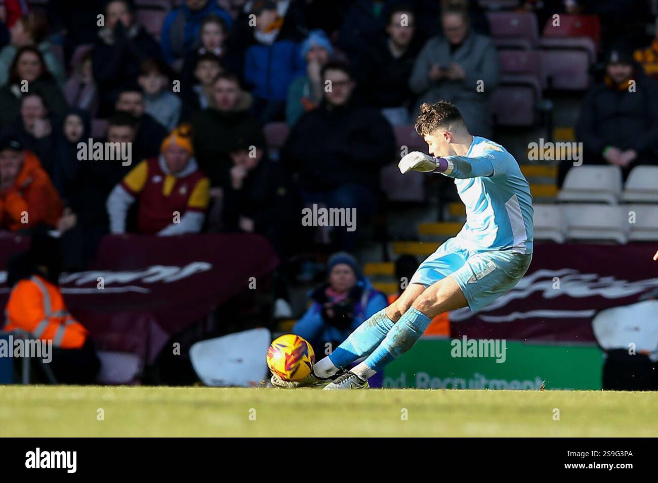 The University of Bradford Stadium, Bradford, England - 25th January ...