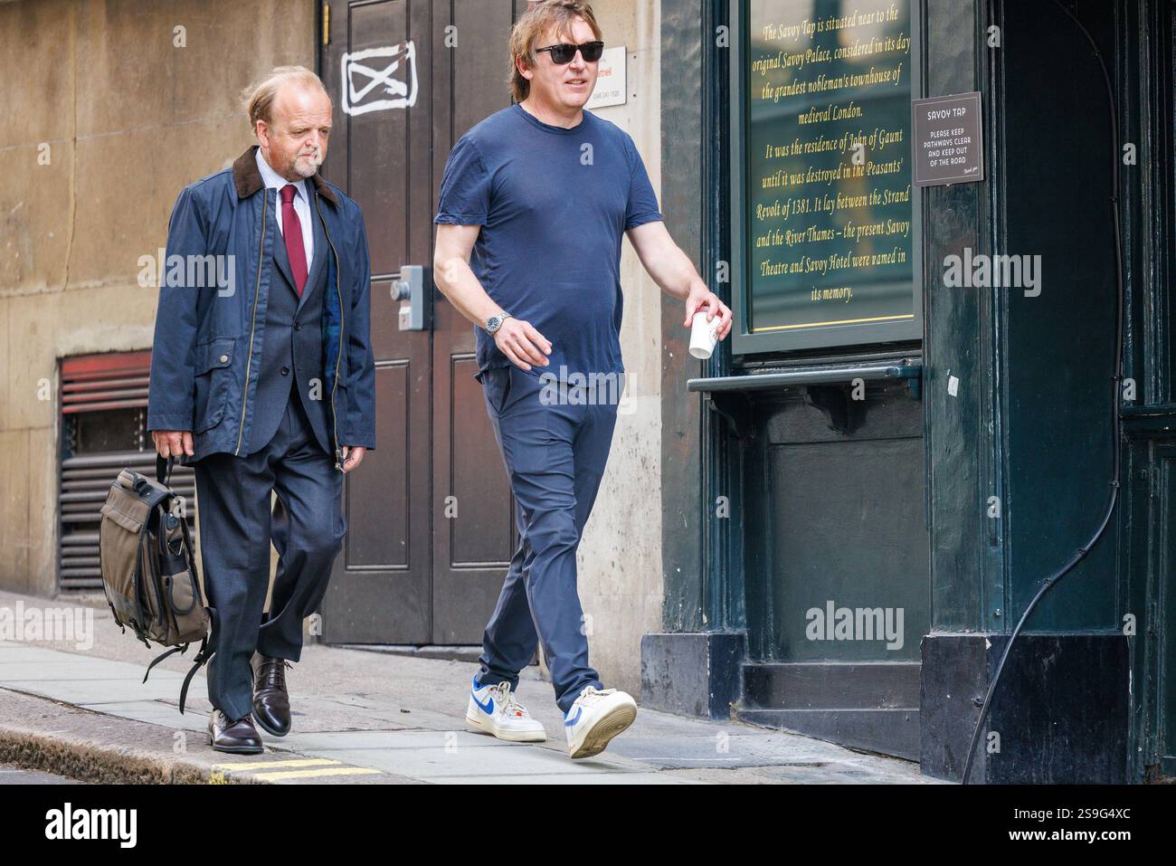 Mr Bates vs The Post Office Filming Stock Photo - Alamy