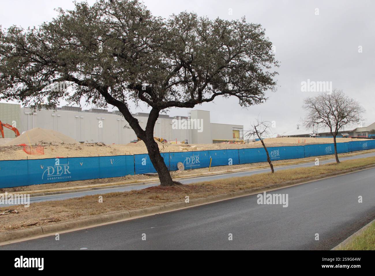 The first of five massive hyperscale data center buildings is under ...