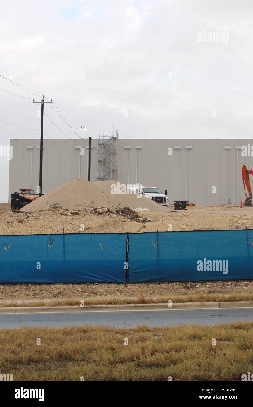 The first of five massive hyperscale data center buildings is under ...