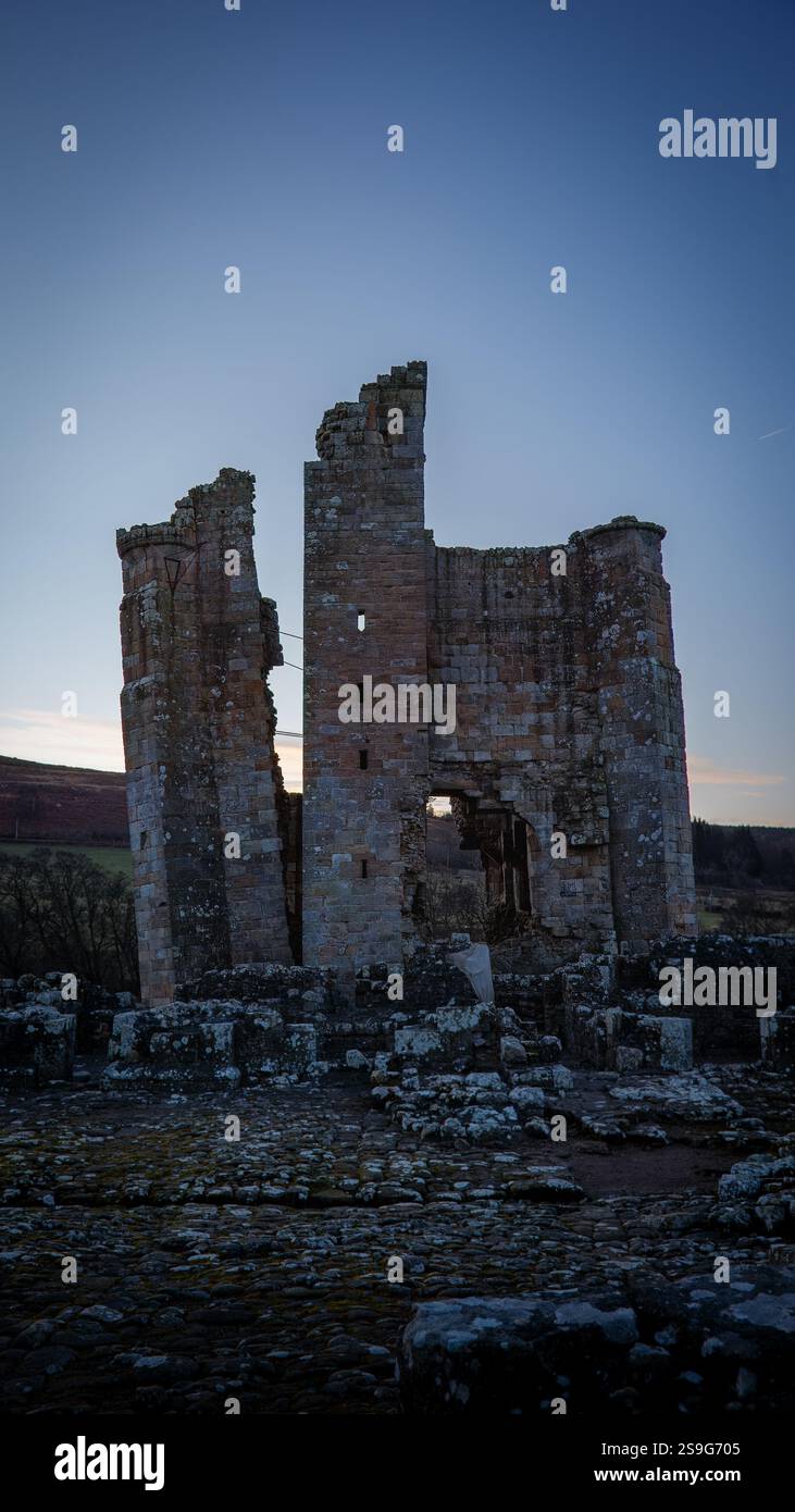 Edlingham Castle is a small castle ruin, having scheduled monument and ...