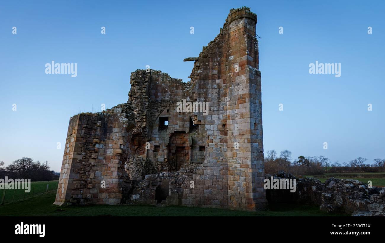 Edlingham Castle is a small castle ruin, having scheduled monument and ...