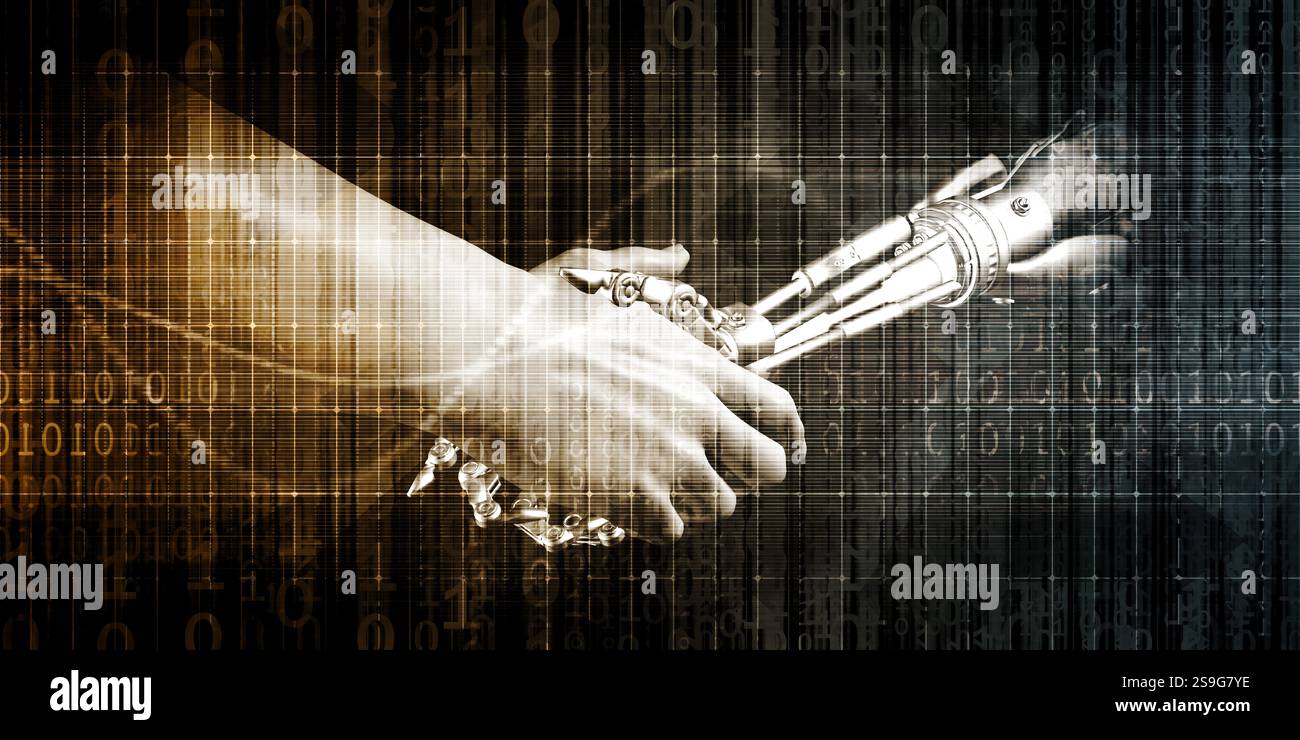 Dynamic Technology and Automated System of the Future Stock Photo - Alamy