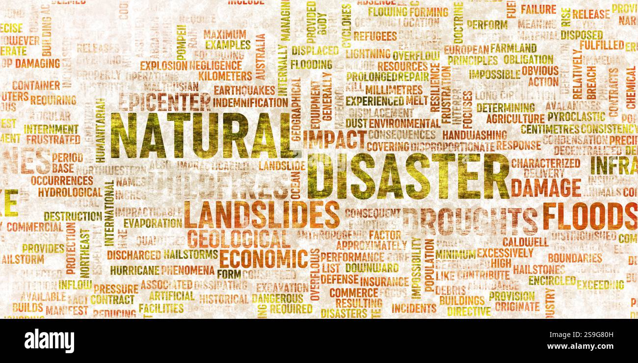 Natural Disaster and Destruction Aftermath as a Concept Stock Photo - Alamy