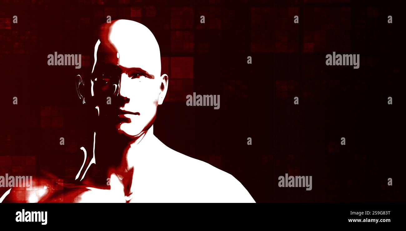 Artificial Intelligence AI Neural Network Logic Art Stock Photo - Alamy