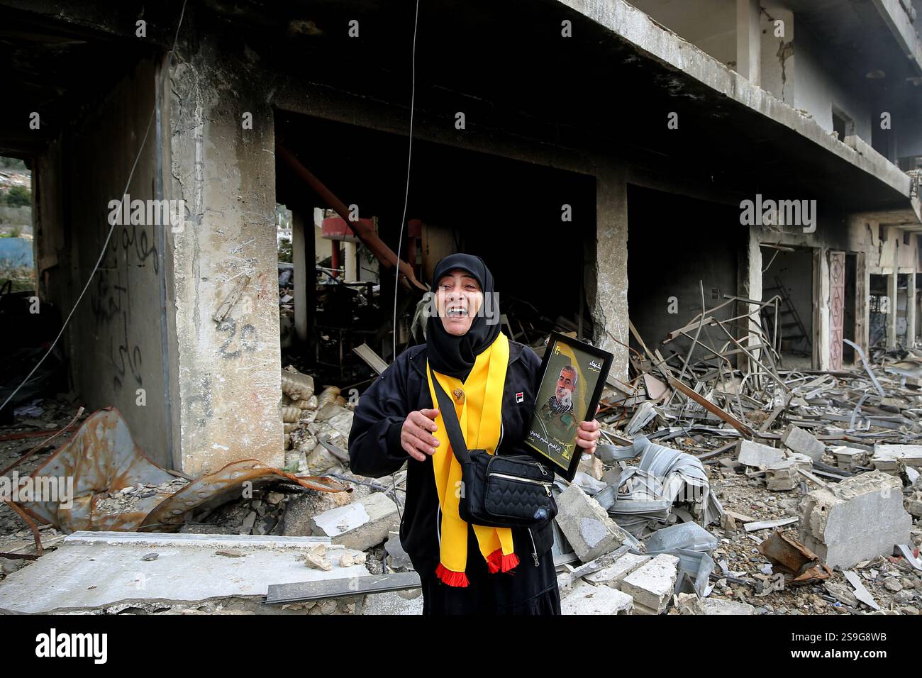 26 January 2025, Lebanon, Ayta ash-Shaab: A Lebanese Muslim Shiite ...