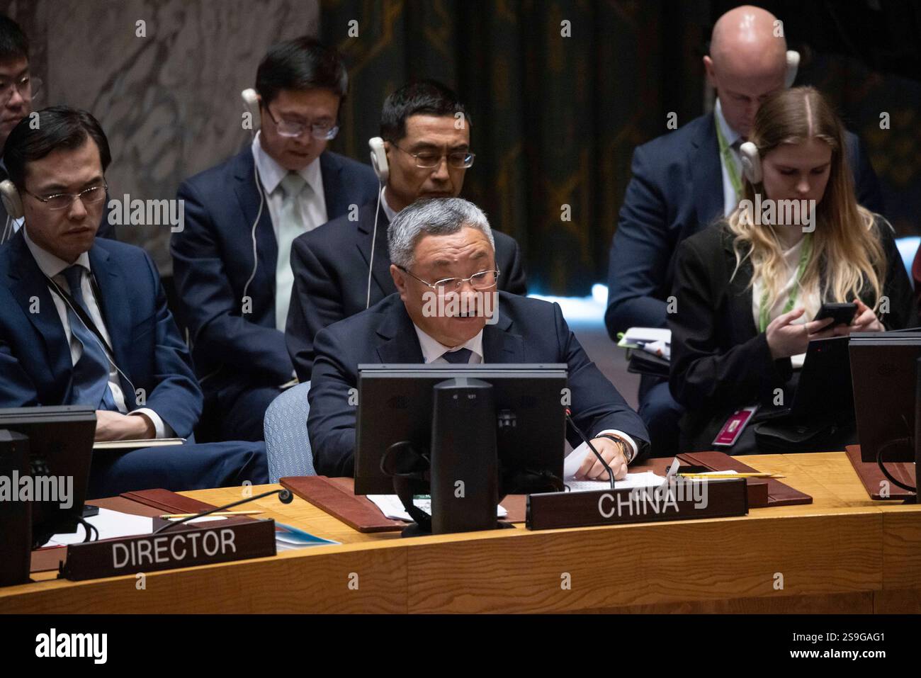 China's Permanent Representative to the United Nations Fu Cong speaks ...