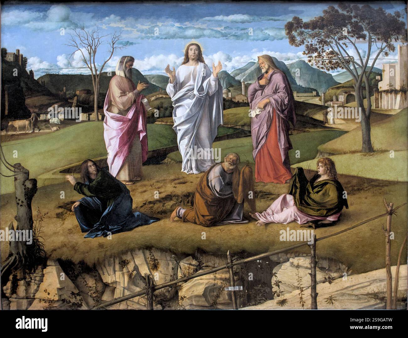 Transfiguration of Christ is a c.1480 oil-on-panel painting of the ...