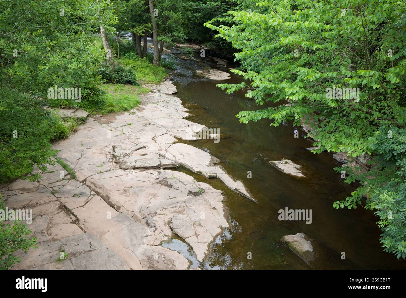 River Monnow at Clodock Stock Photo - Alamy