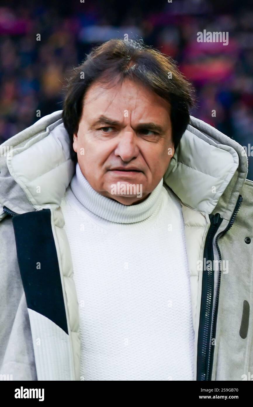 Basel, Switzerland, January 26th 2025: Owner and president of FC Sion ...