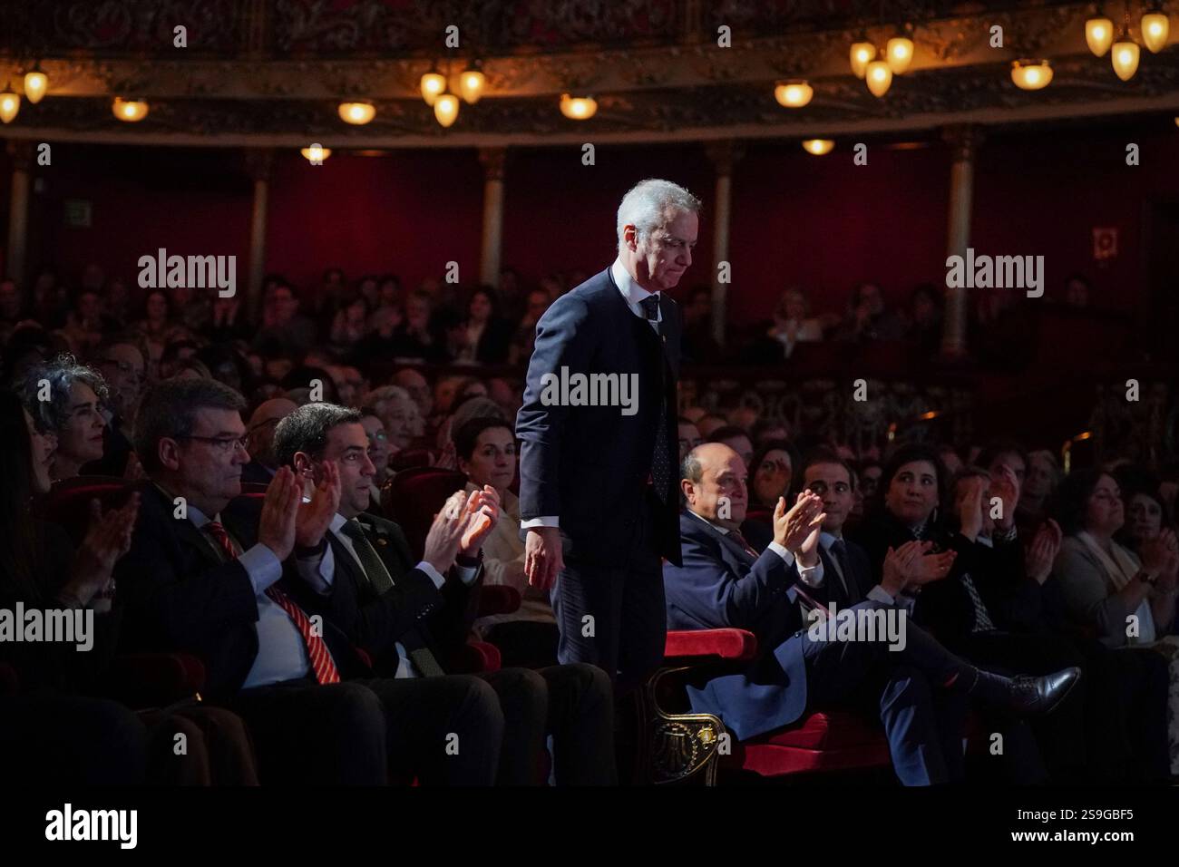 Former Basque President Iñigo Urkullu during the Sabino Arana Awards ...