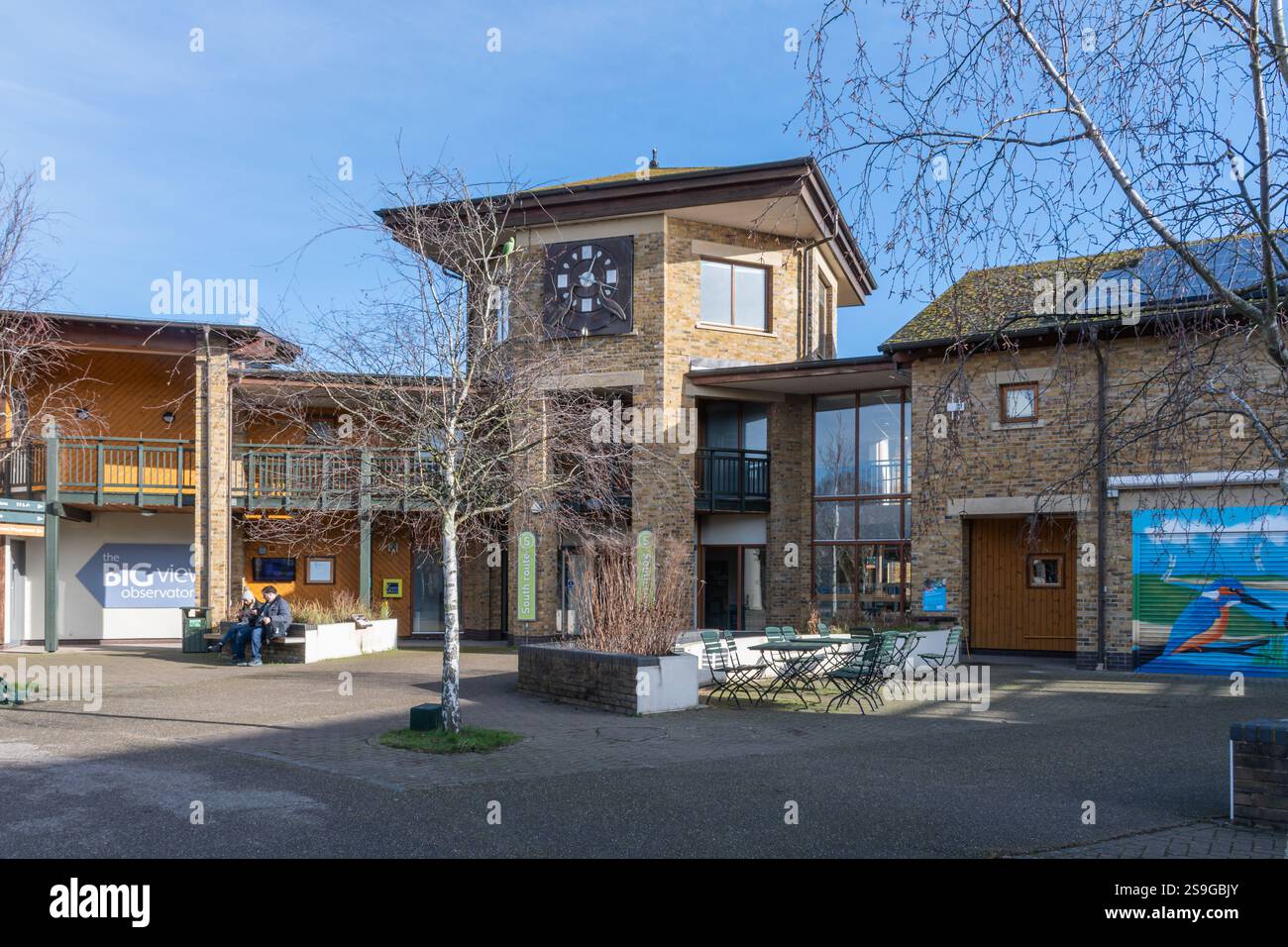 View of the WWT London Wetland Centre, Barnes, London, England, UK ...