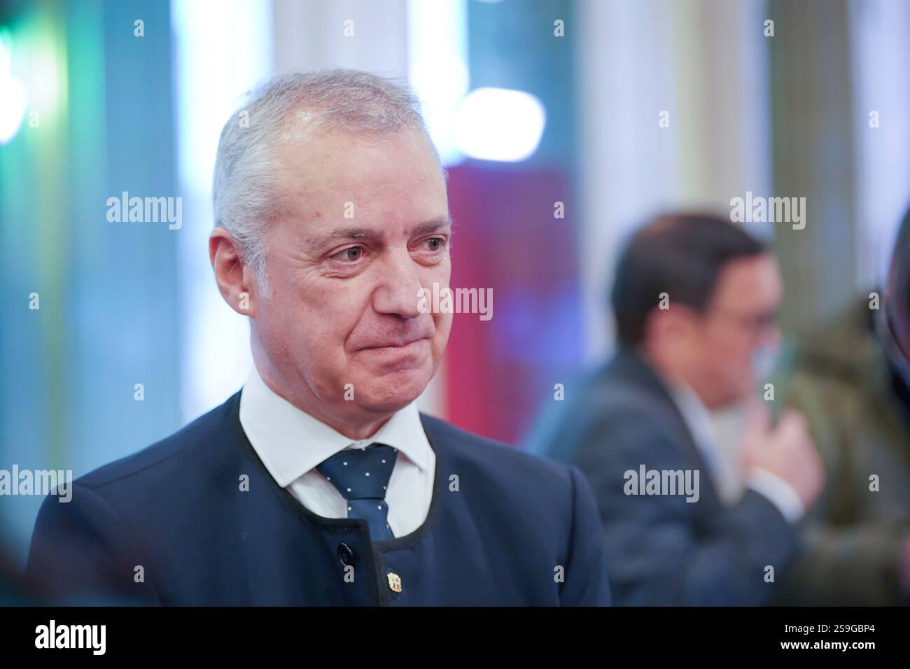 Former Basque President Iñigo Urkullu during the Sabino Arana Awards ...