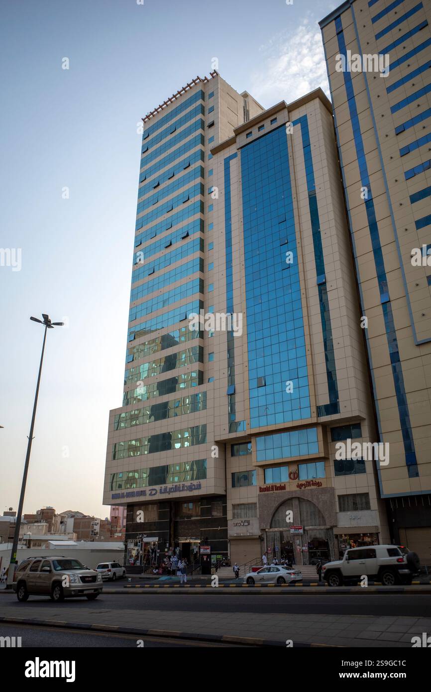 Hotels and offices in the Rawdah area, Mecca, Saudi Arabia Stock Photo ...
