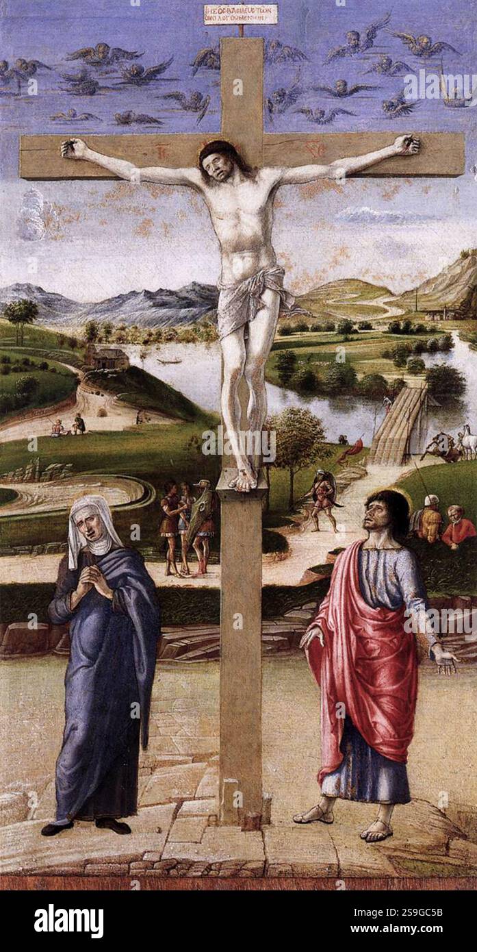 Crucifixion of Jesus Giovanni Bellini Stock Photo - Alamy