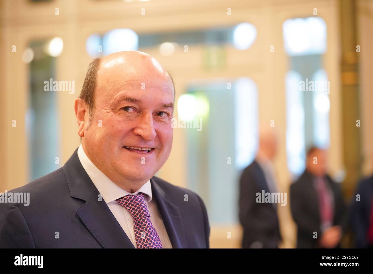 The president of the EAJ-PNV, Andoni Ortuzar, during the gala of the ...