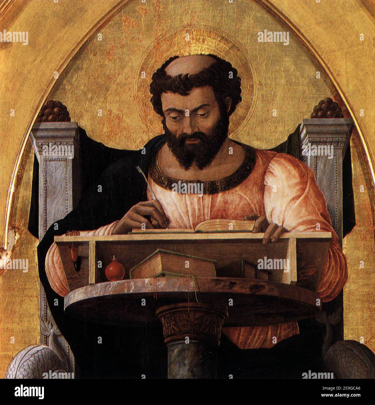 The San Lucas Altarpiece, also known as the San Lucas Polyptych, is a ...