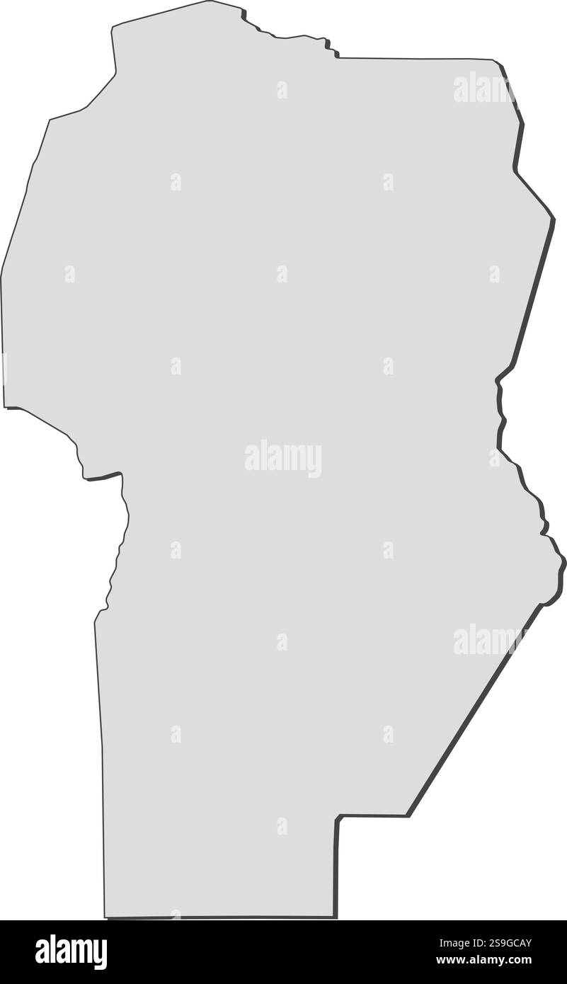 Map of Córdoba, a province of Argentina Stock Vector Image & Art - Alamy