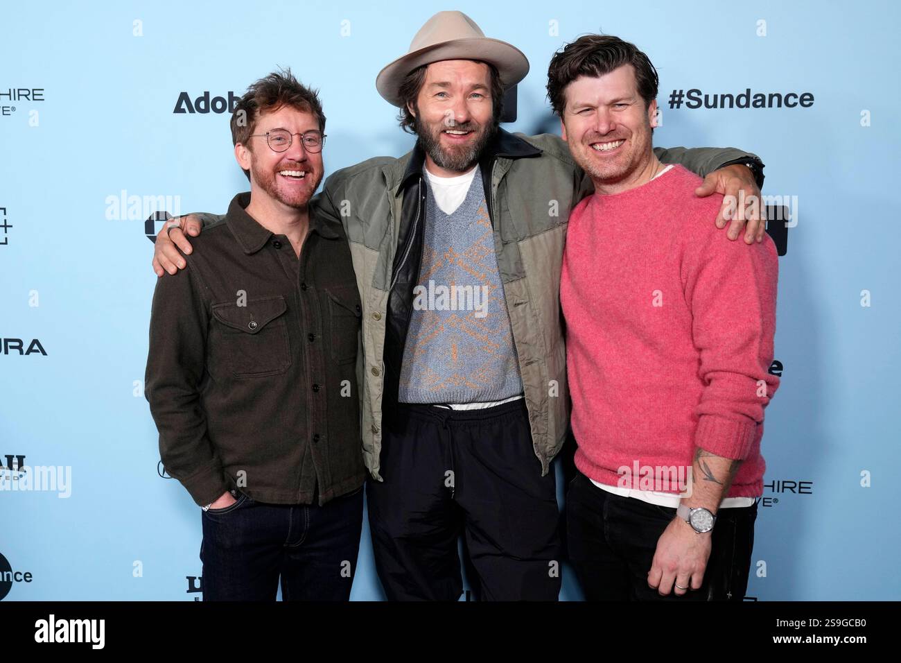 Clint Bentley, from left, Joel Edgerton and Greg Kwedar attend the ...