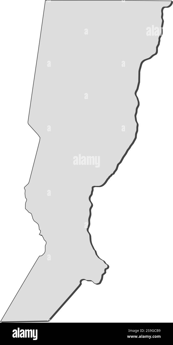Map of Santa Fe, a province of Argentina Stock Vector Image & Art - Alamy