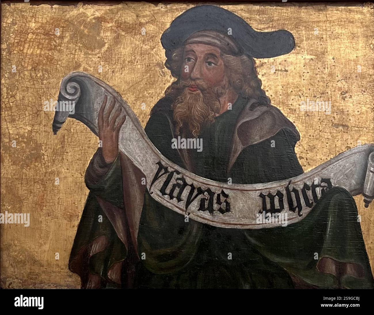 Prophet Jesaja by maybe a Swiss Master, around 1400-1430 Stock Photo ...
