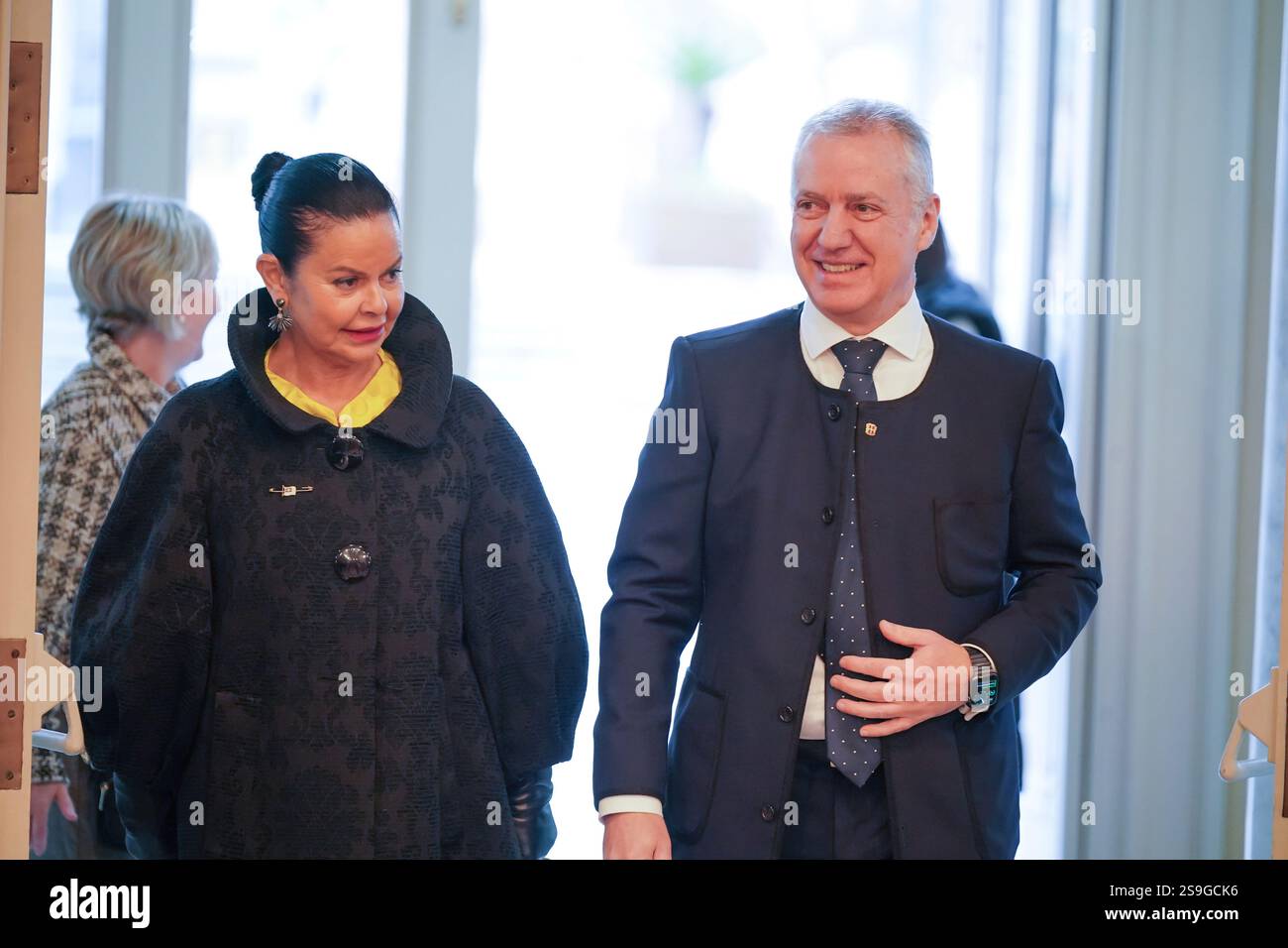 Former Basque President Iñigo Urkullu during the Sabino Arana Awards ...