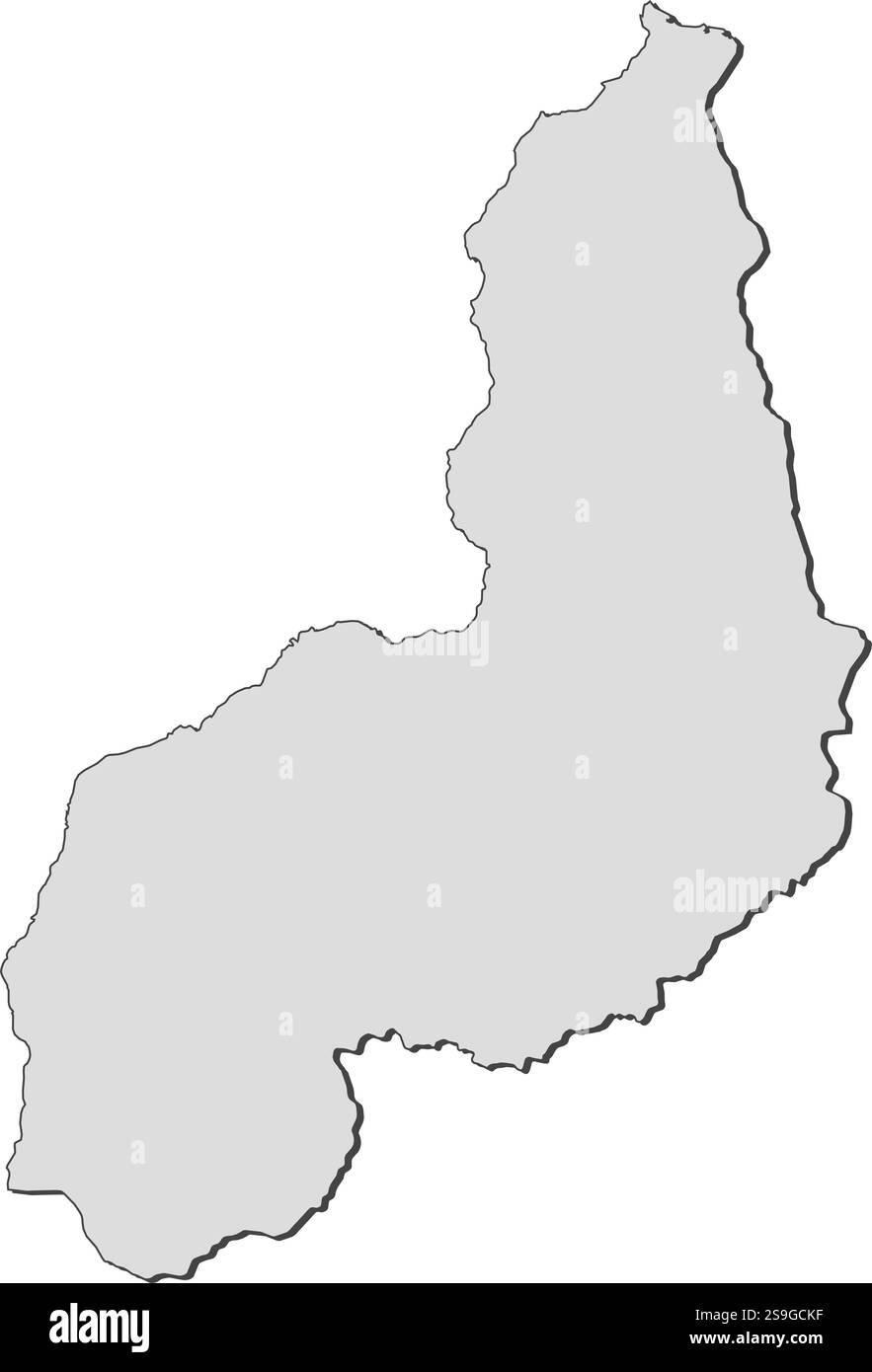 Map of Piauí, a province of Brazil Stock Vector Image & Art - Alamy