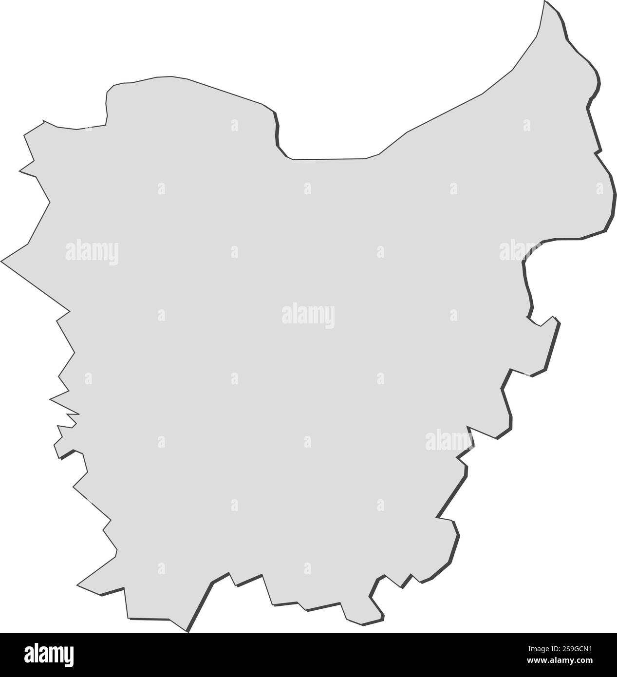 Map of East Flanders, a province of Belgium Stock Vector Image & Art ...
