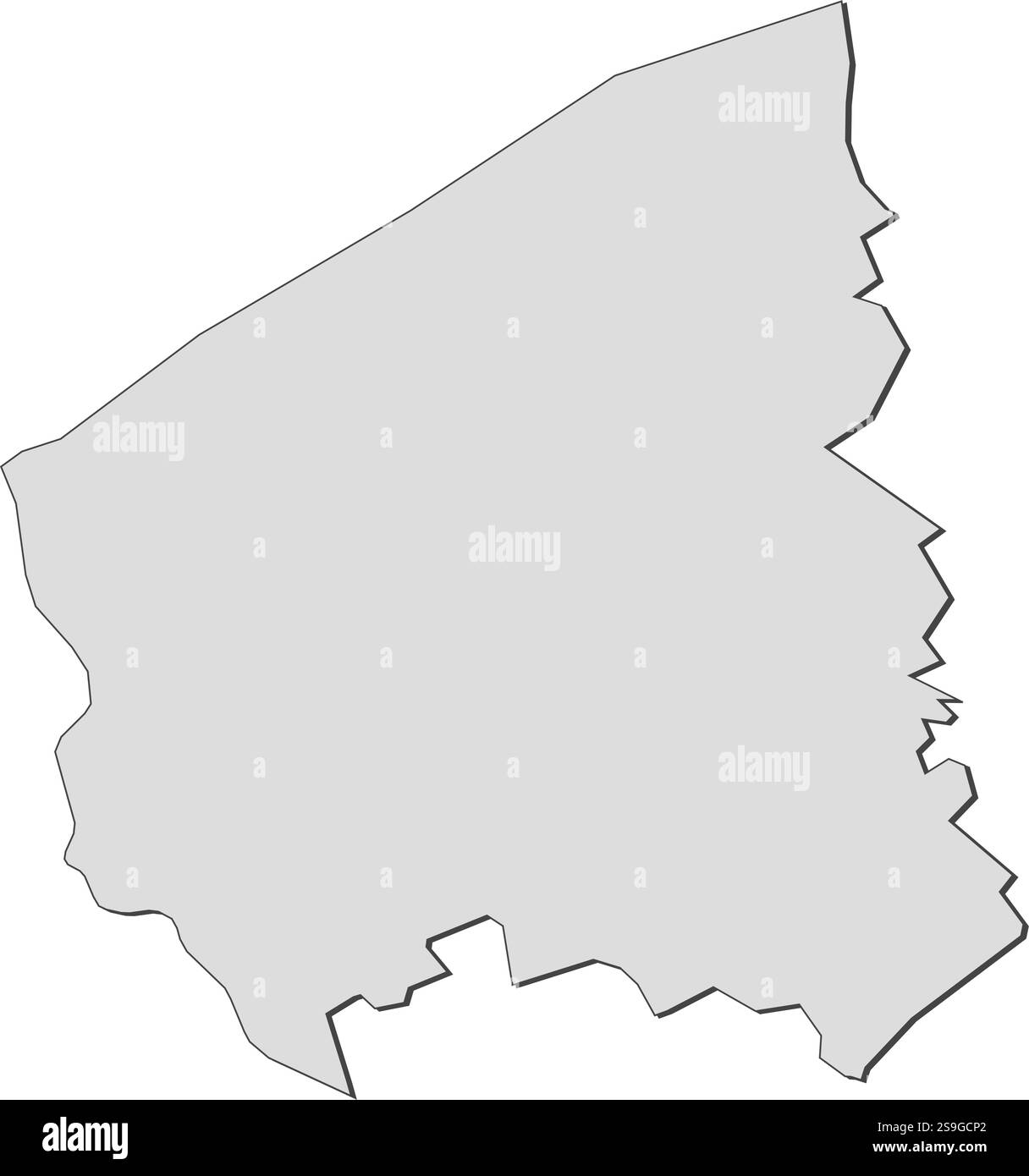 Map of West Flanders, a province of Belgium Stock Vector Image & Art ...