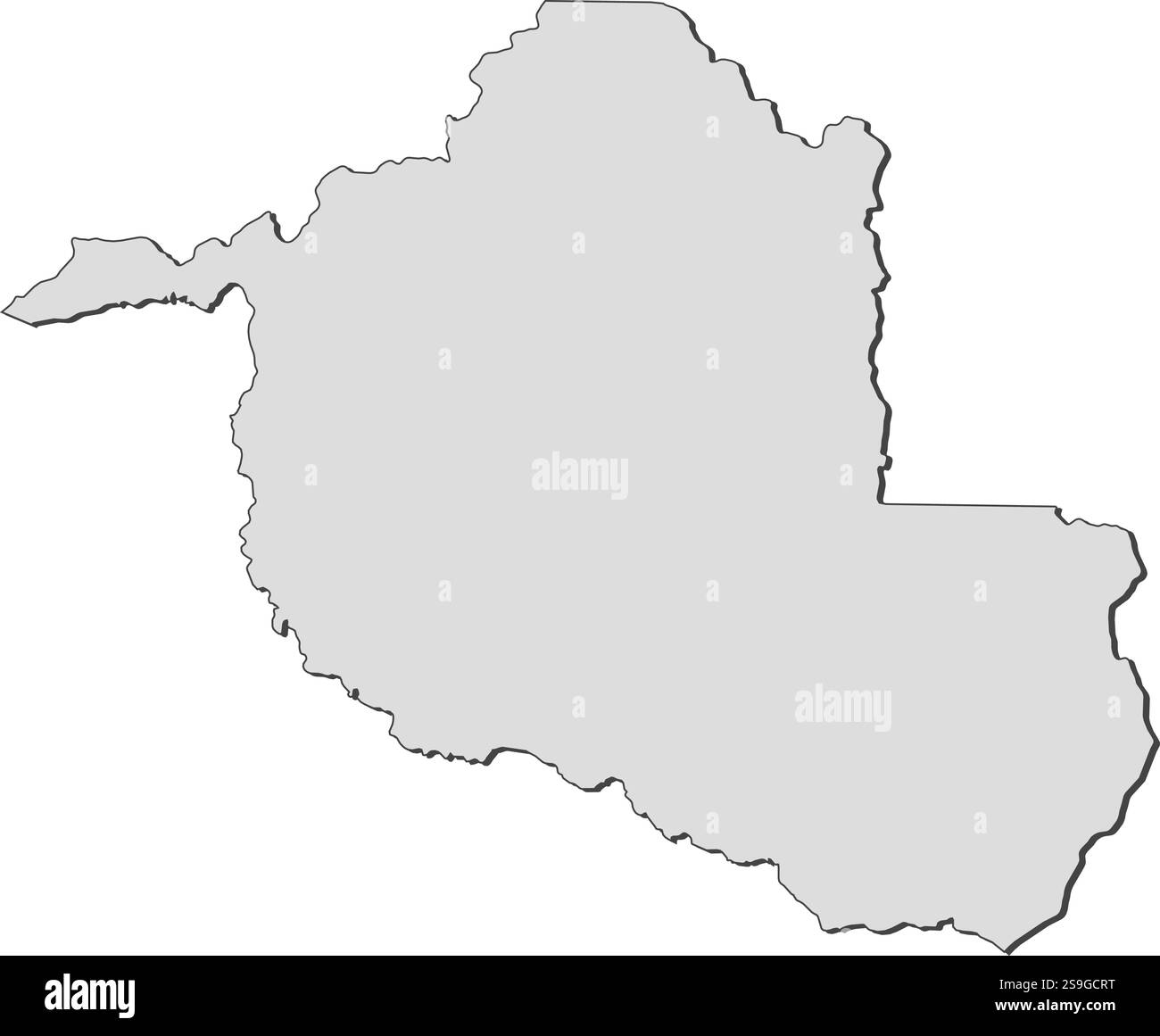 State map of rondonia vector vectors hi-res stock photography and ...