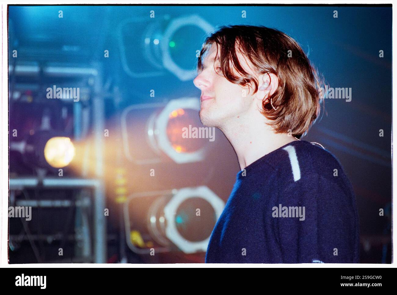 EMBRACE, READING FESTIVAL, 2000: Singer Danny McNamara playing with ...