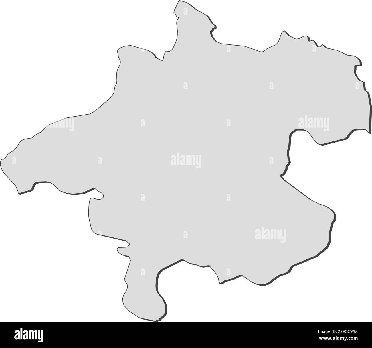 Map of Upper Austria, a province of Austria Stock Vector Image & Art ...