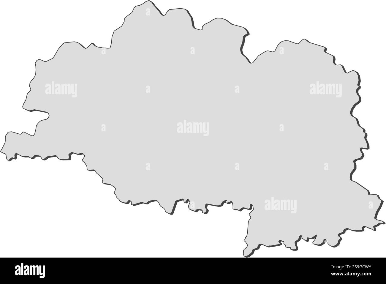 Map of Vitebsk, a province of Belarus Stock Vector Image & Art - Alamy