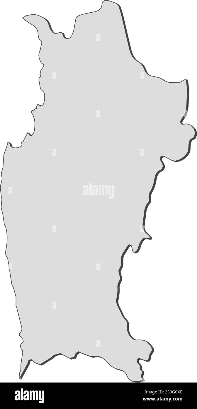 Coquimbo map hi-res stock photography and images - Alamy