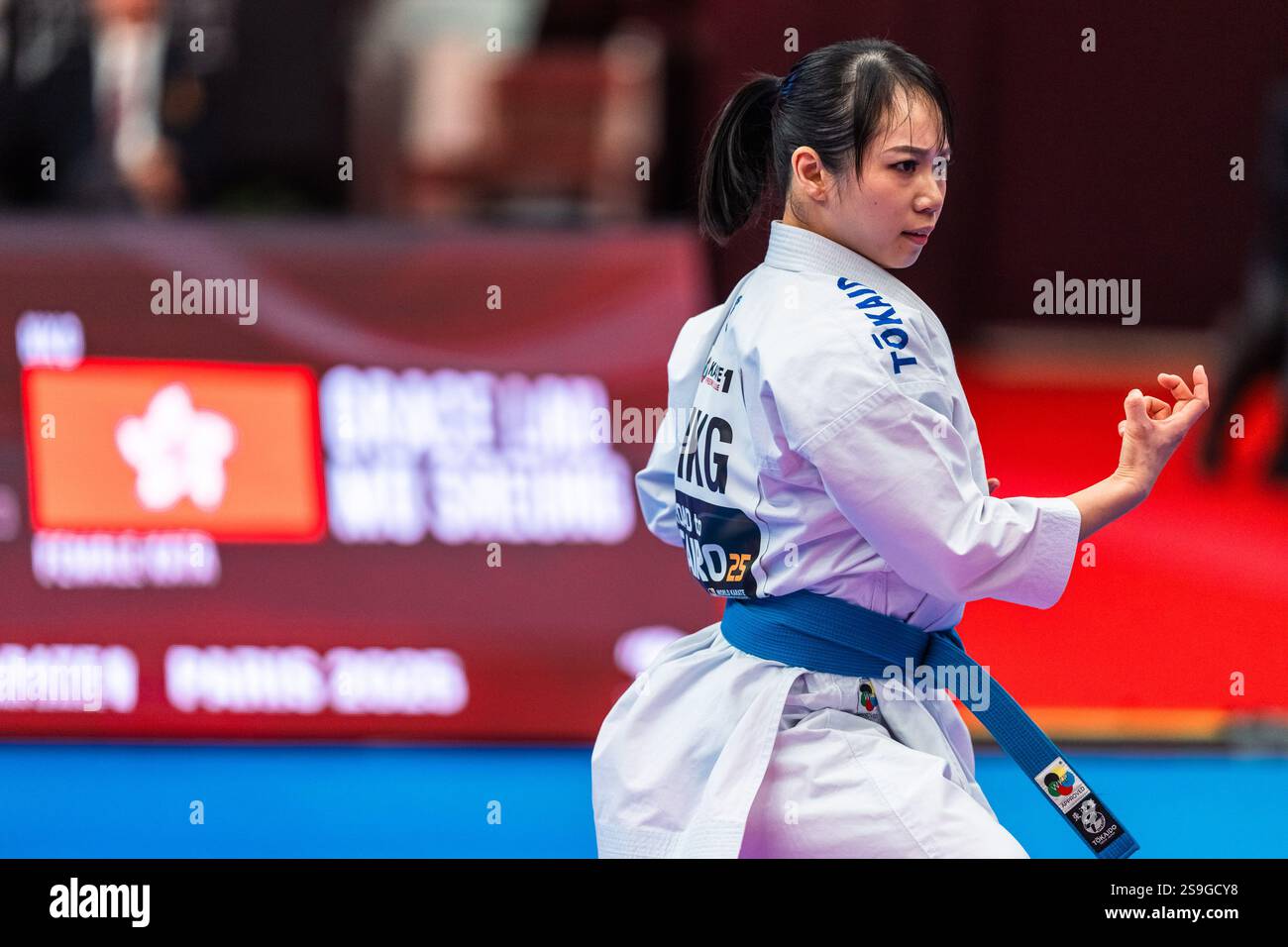 Grace Lau Mo Sheung (HKG) Female Kata Final during the Paris Open ...