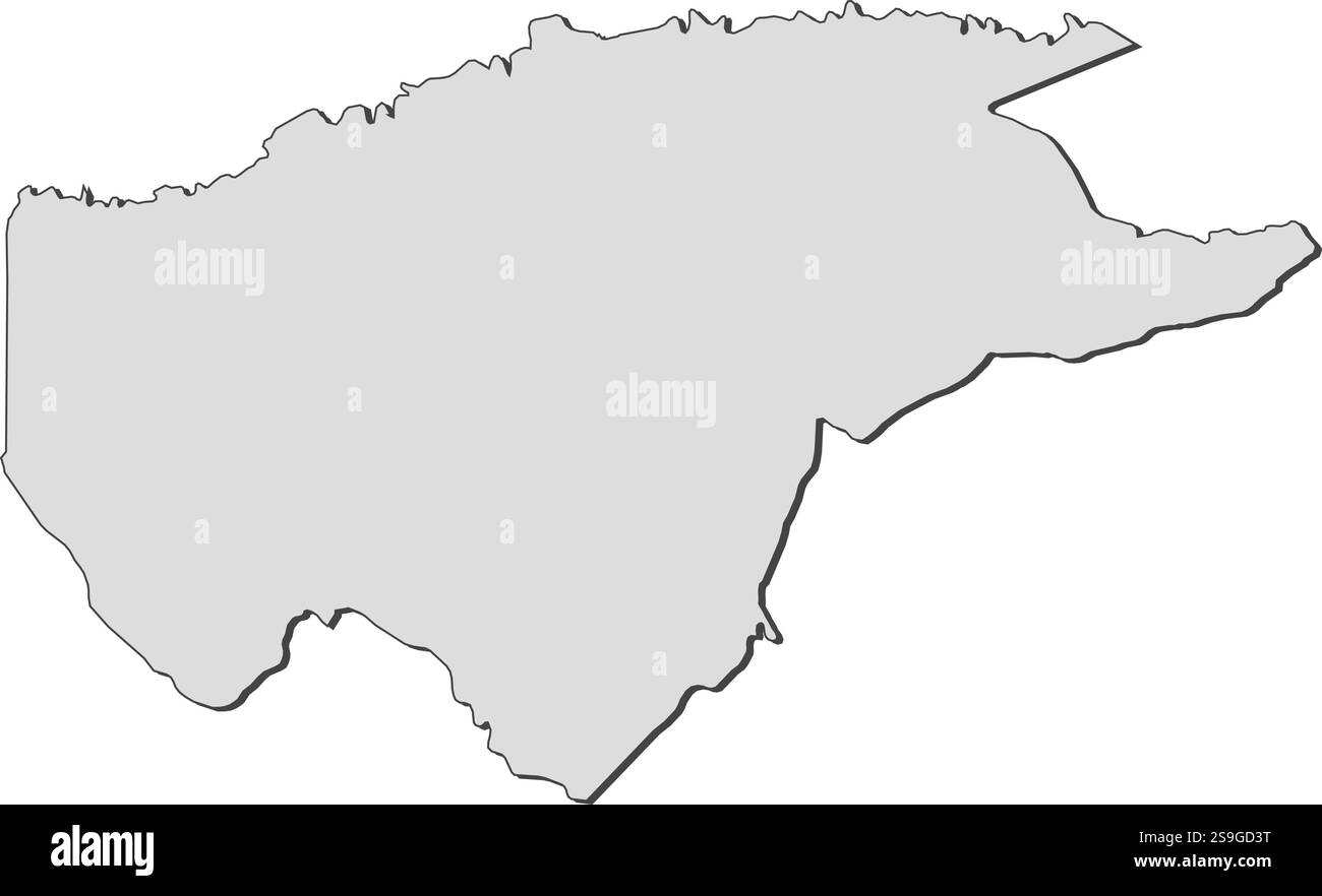 Map of Guaviare, a province of Colombia Stock Vector Image & Art - Alamy