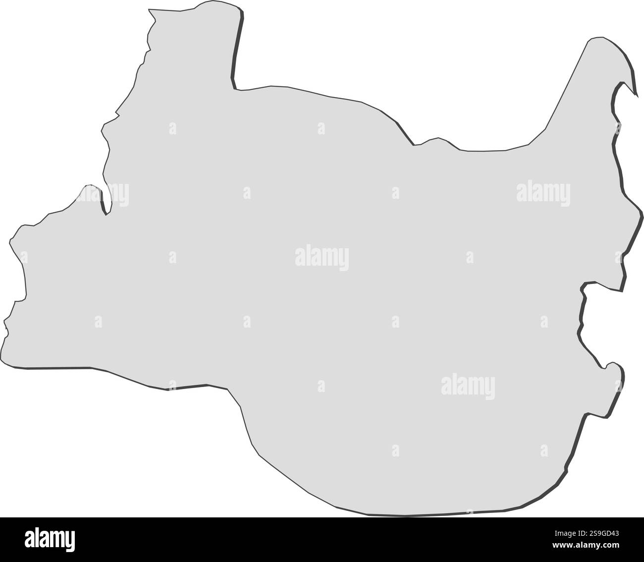 Los rios chile map geography hi-res stock photography and images - Alamy