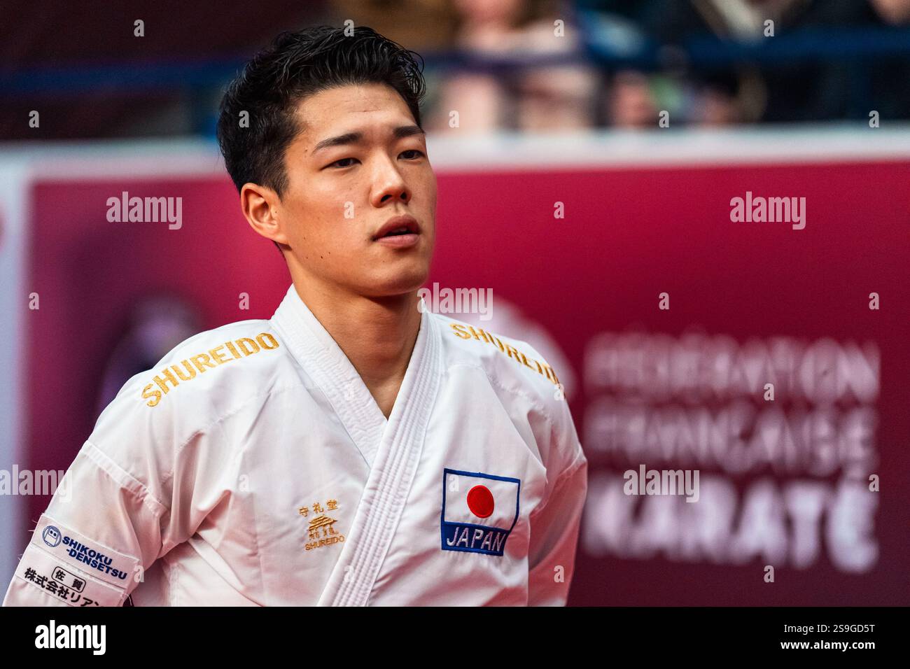 Hiromu Hashimoto (JPN) Male Kumite -60 Kg Bronze medal match during the ...