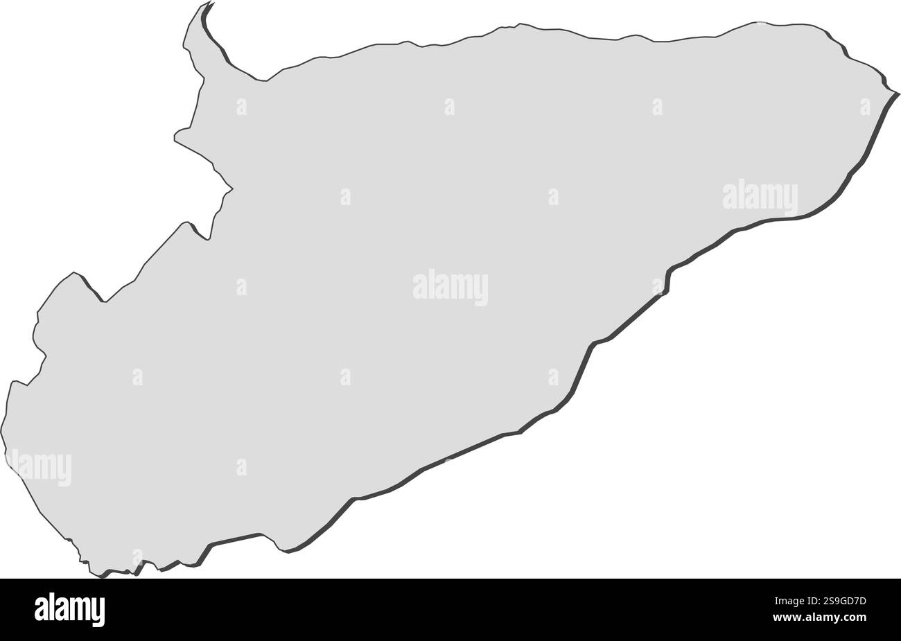 Casanare vector outline map hi-res stock photography and images - Alamy