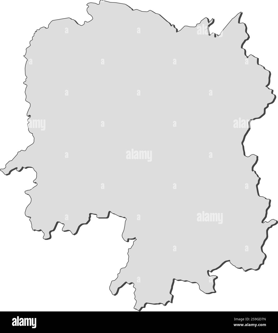 Map of Hunan, a province of China Stock Vector Image & Art - Alamy